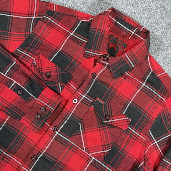 DIXXON | Shirts | Dixxon Flannel Shirt Mens Large Tall Red The Chainsaw ...